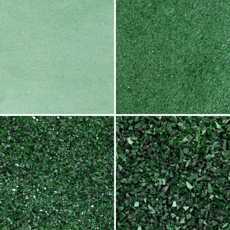 Oceanside Aventurine Green 128 Transparent - Howaco Glass